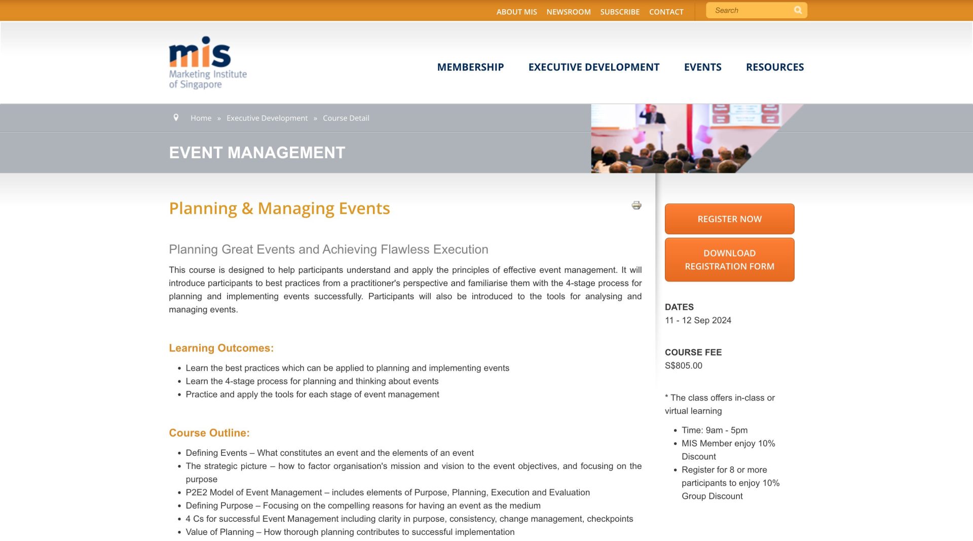 19 Event Management Courses In Singapore to Get Educate On